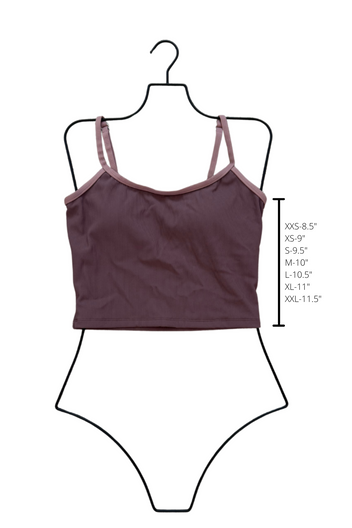 Mauve Ribbed Modest Breeze Tankini Top – Geode Swimwear